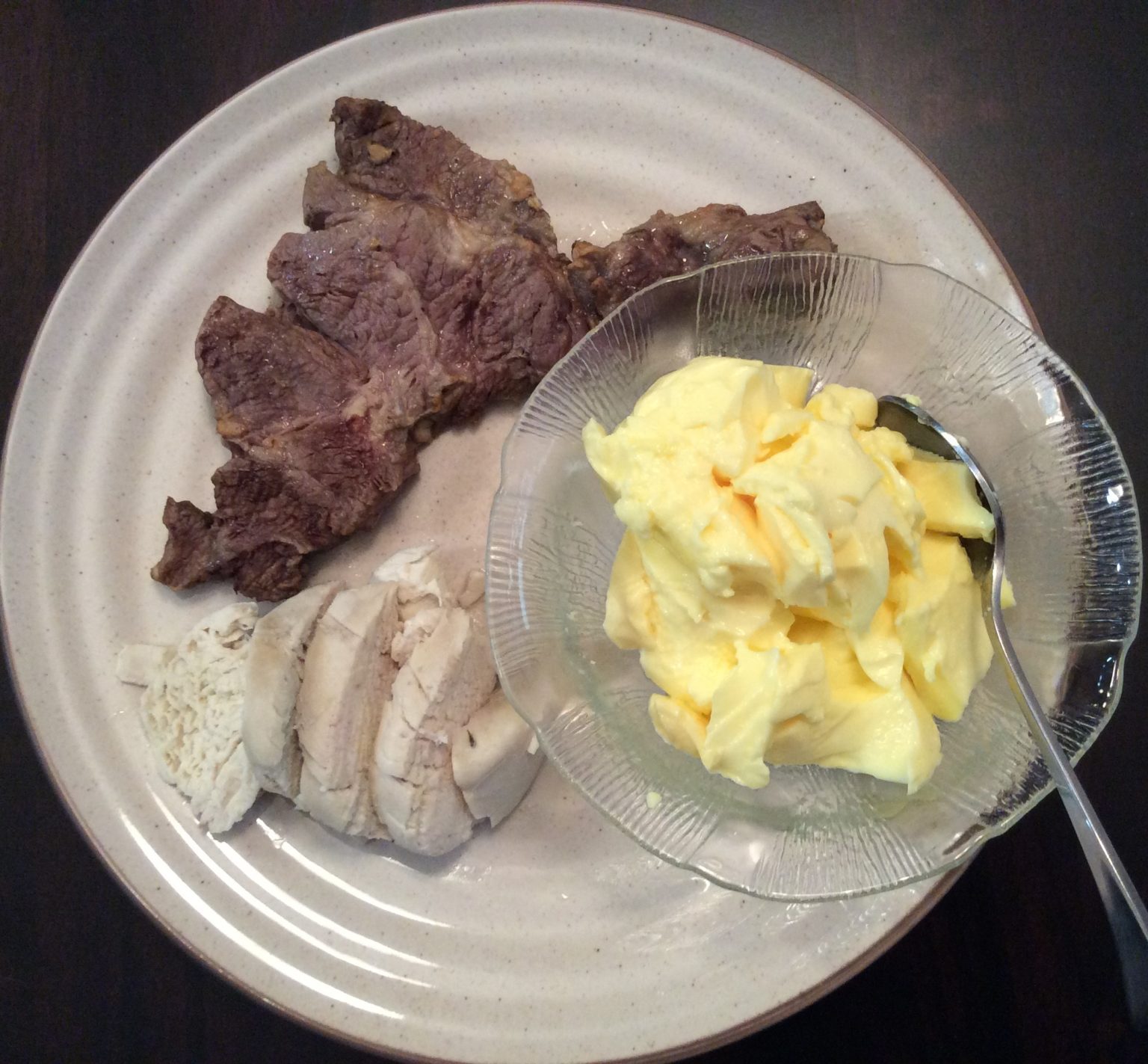 Steak, Poached Chicken, Steamed Egg Custard – My Low Carb Life