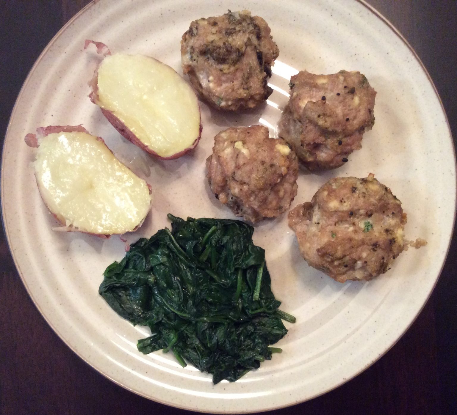 Turkey Muffins, Spinach, Potato (Recipe Link) – My Low Carb Life